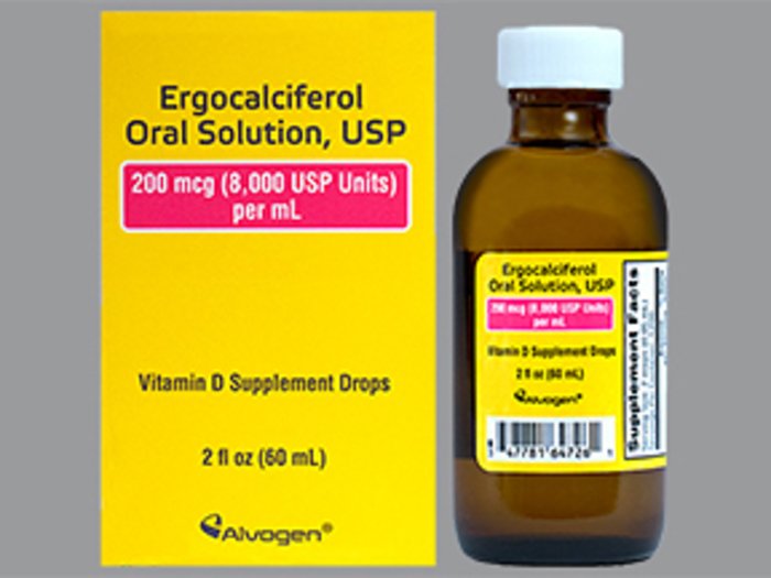 Ergocalciferol Sol 60 ml By Alvogen USA