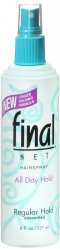 Final Net Hair Spray N/A Reg Uns Hair Spray 8 oz By Idelle Labs Ltd USA