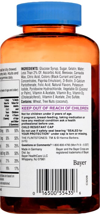 Flintstones Complete Gummy 180 By Bayer Corp/Consumer Health USA