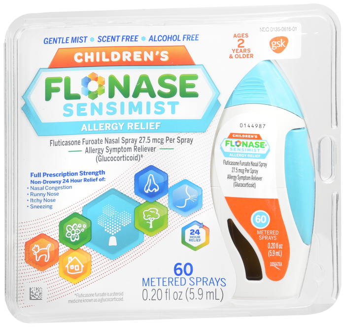 Pack Of 12-Flonase Sensimist Child Otc 60 Spy Pump 5 9 Ml By Glaxo ...