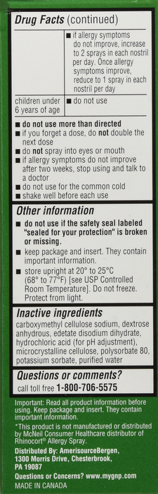 GNP Budesonide 32Mcg Spray 32Mcg 8.43 ml By Apotex Corp/GNP USA