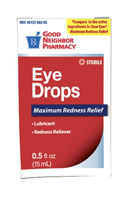 Pack of 12-GNP Eye Drops Redness Relief & Lub Max Liquid 0.5 oz By Kc ...