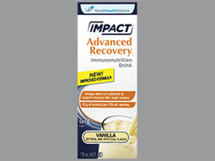 Impact Advanced Recovery Vanilla Liquid 15X6 oz By Nestle Clinical ...