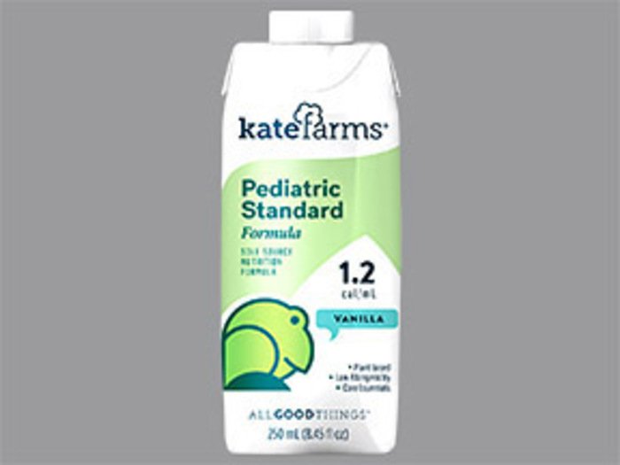 Kate Farms Ped Standard 1.2 Van Liquid 12X250 ml By Kate Farms USA