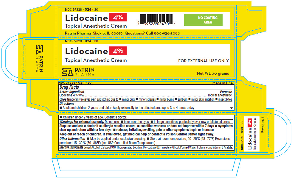 Lidocaine 4% Cream 30 Cream 4% 30 gm By Patrin Pharma USA