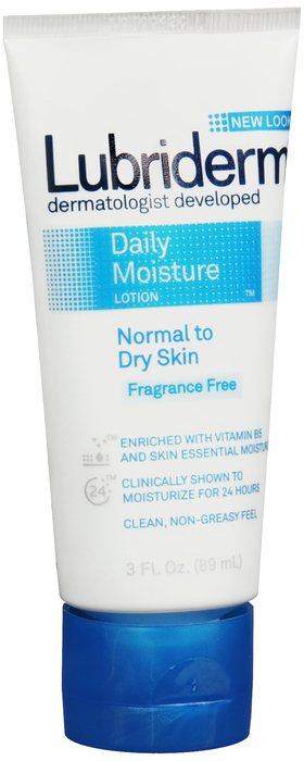 Pack of 12-Lubriderm Lotion Daily Moist Unscntd Lotion 3 oz By J&J ...