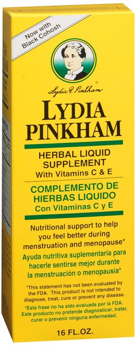 Lydia Pinkhams Vegetable Elixir Exlxir 16 oz By Emerson Healthcare USA