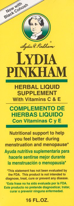 Lydia Pinkhams Vegetable Elixir Exlxir 16 oz By Emerson Healthcare USA
