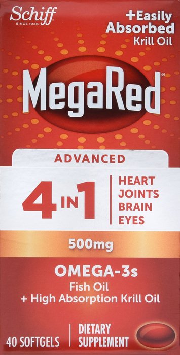 Megared Advanced Omega 500 mg 4 In 1 Sgc Soft Gel 500 mg 40 By RB ...