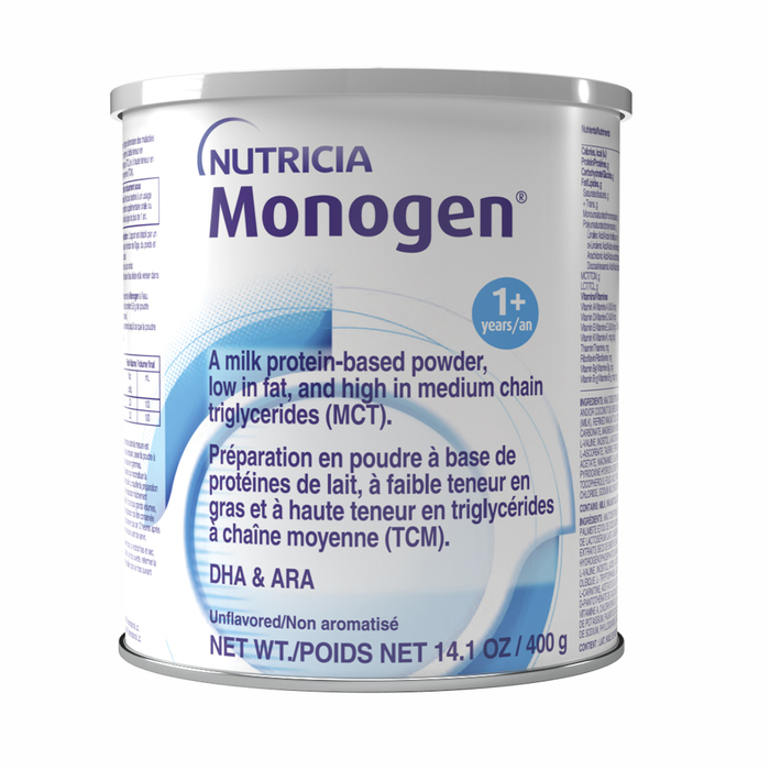 Monogen W/ Dha&Ara Powder 6X400 gm By Nutricia USA