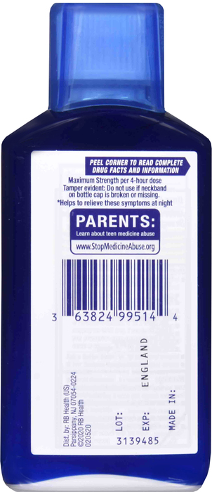 Mucinex Fast Max Nt Shft Cld/Flu Aio Liquid 6 Oz By Rb Health USA