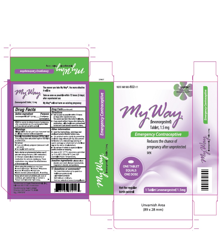 Case of 48-My Way (Levonorgestrel) 1.5 mg Tab 1 Gen Plan B
