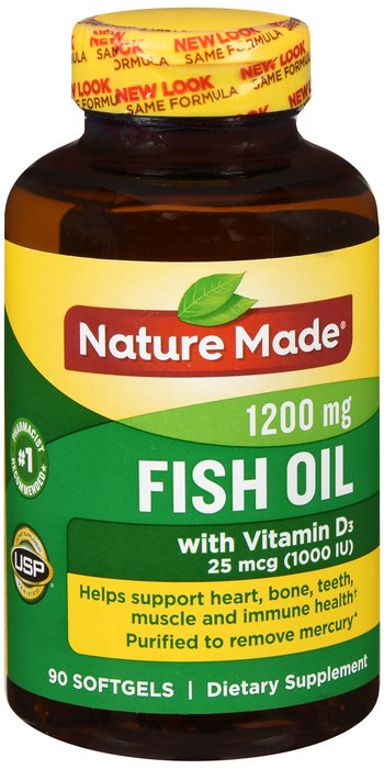 Nature Made Fish Oil Plus Vitamin D Gelcap Liqui-Gels 90 By Pharmavite ...