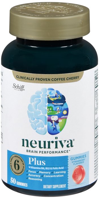 Neuriva Brain Plus Strawberrry Gummy 50 By RB Health USA