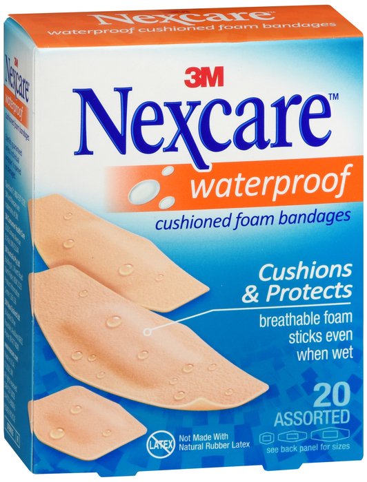 Nexcare Waterproof Cushion Bandage Bandage 20 By Nexcare 3M USA