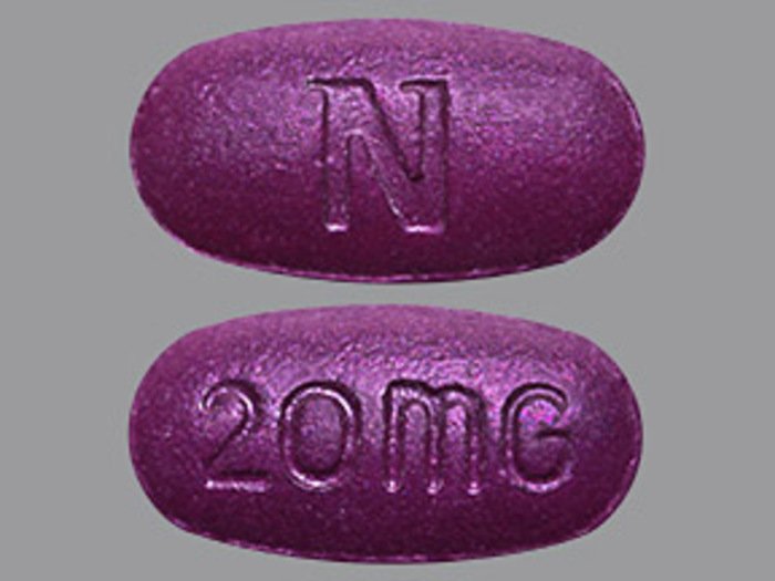 Nexium 24HR OTC 20 mg Tablets 22.3 mg 42 By Glaxo Smith Kline Consumer ...