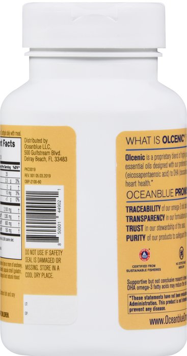 OceanBlue Omega-3 2100 Softgels Natural Orange Flavor 60 EA