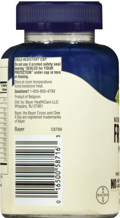 One A Day Fruit Bites Men Gummy 60 By Bayer Corp/Consumer Health USA