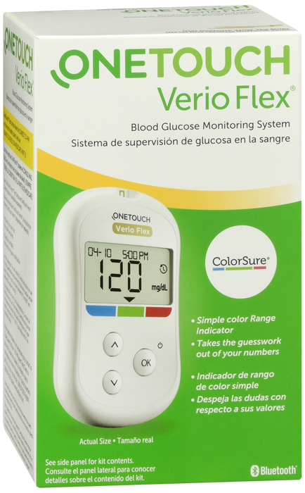 Pack of 12-One Touch Verio Flex Meter System Kit By Lifescan USA