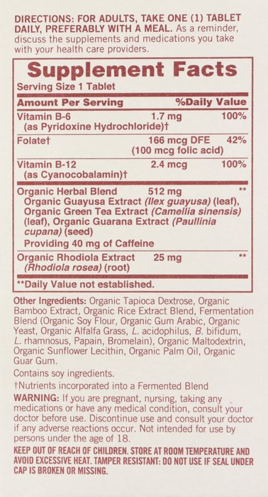 Pack of 12-Active Energy Complex Tab 30 By Nature's Bounty USA