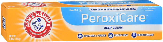 Pack of 12-Arm & Hammer Peroxide Toothpaste With Baking Soda And ...
