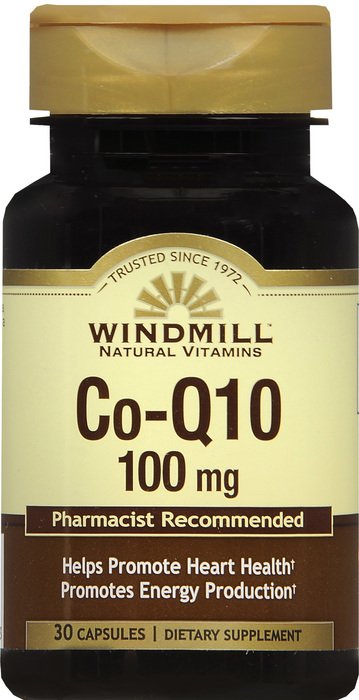 Pack of 12-Coq10 100 mg Capsule 100 mg 45 By Windmill Health Products USA
