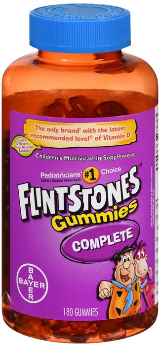 Pack of 12-Flintstones Complete Gummy 180 By Bayer Corp/Consumer Health USA