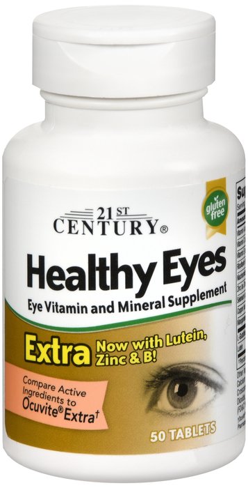 Pack of 12-Healthy Eyes Extra Tab 50 By 21st Century USA