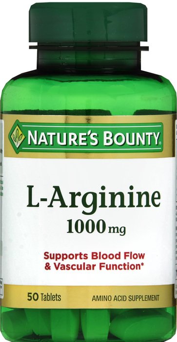 Pack of 12-L-Arginine 1000 mg Tablet 50 By Nature's Bounty USA