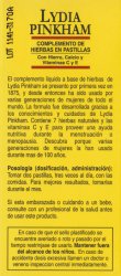 Pack of 12-Lydia Pinkham Herbal Supplement Tablets 72ct