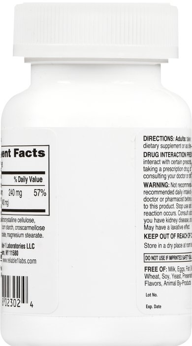 Pack of 12-Magnesium Oxide 400 mg Tab 400 mg 120 By Reliable 1 ...