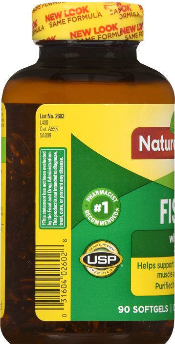 Pack of 12-Nature Made Fish Oil Plus Vitamin D Gelcap Liqui-Gels 90 By ...