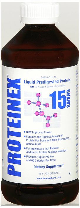 Pack of 12-Proteinex Liquid 16 oz By Llorens Pharm Corp (OTC) USA