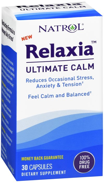 Pack of 12-Relaxia Ultimate Calm Capsule 30 By Natrol USA