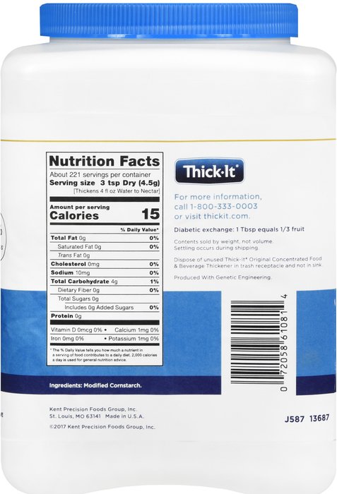 Pack of 12-Thick-It Concentrated Thickener 36oz Powder 36 oz By Kent ...