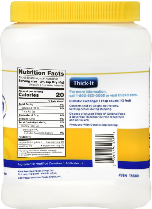 Pack of 12-Thick-It Original Thickener 10oz Powder 10 oz By Kent ...