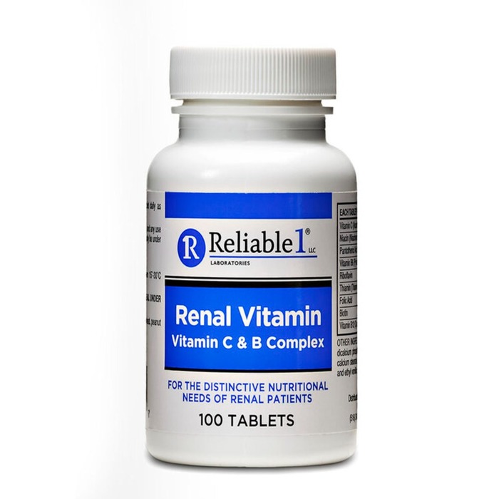 Renal Vit C&B Complex Tab Reliable Tab 100 By Reliable 1 Laboratories USA