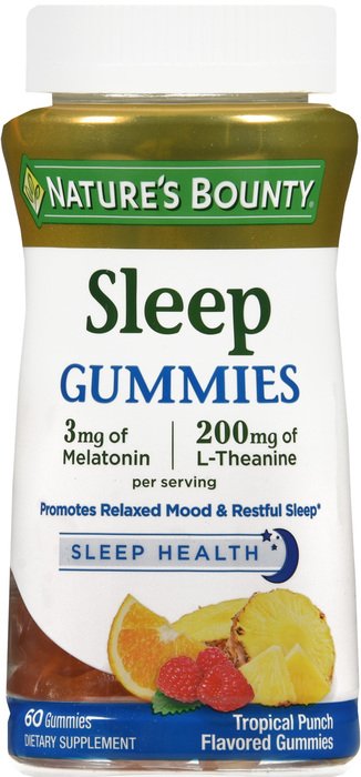 Sleep Complex Mel3 mg Gum Gummy 3 mg 60 By Nature's Bounty USA