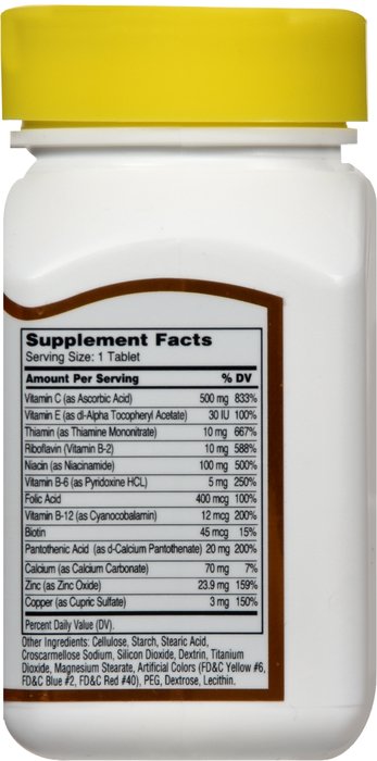 Stress B + Zinc Tab 66Ct 21St Century By 21ST CENTURY NUTRITL PROD-GNP