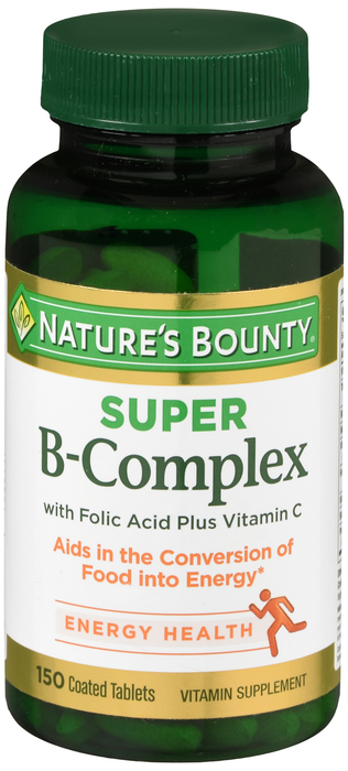 Super B Complex W/C Tab 150 By Nature's Bounty USA