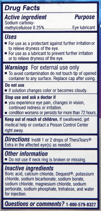 Case of 24-Theratears Extra Dry Eye Therap Drop 15 ml by Medtech