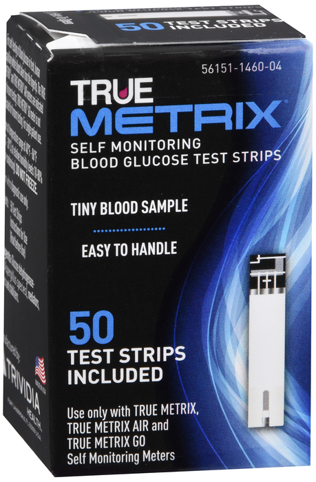 Pack of 12-True Metrix Strips 50Ct-Single Pt Useon Strip 50 By Trividia ...