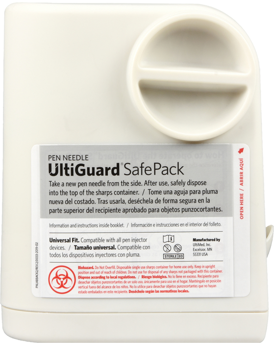 Pack of 12-Ultiguard Safepak Pen-Needle 5 Mm 31G Needle 100 By Ultimed USA