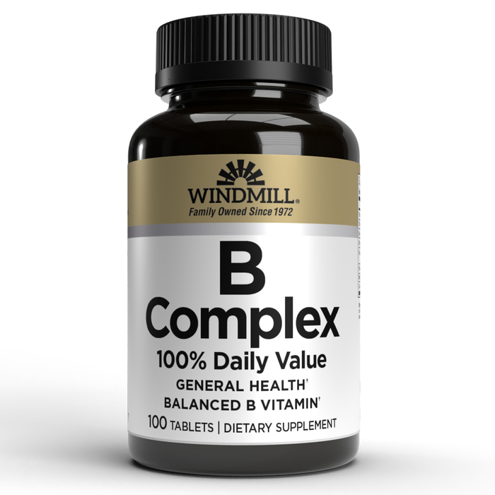 Vit B Complex Tab Windmill Tab 100 By Windmill Health Products USA