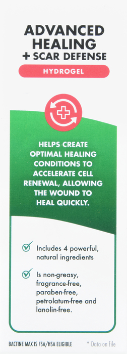 Bactine Max Advanced Healing Scar Gel .75oz By Emerson Healthcare USA