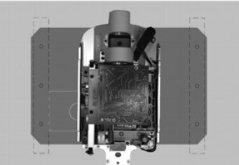 PROGENY TWO STUD MOUNT By Midmark
