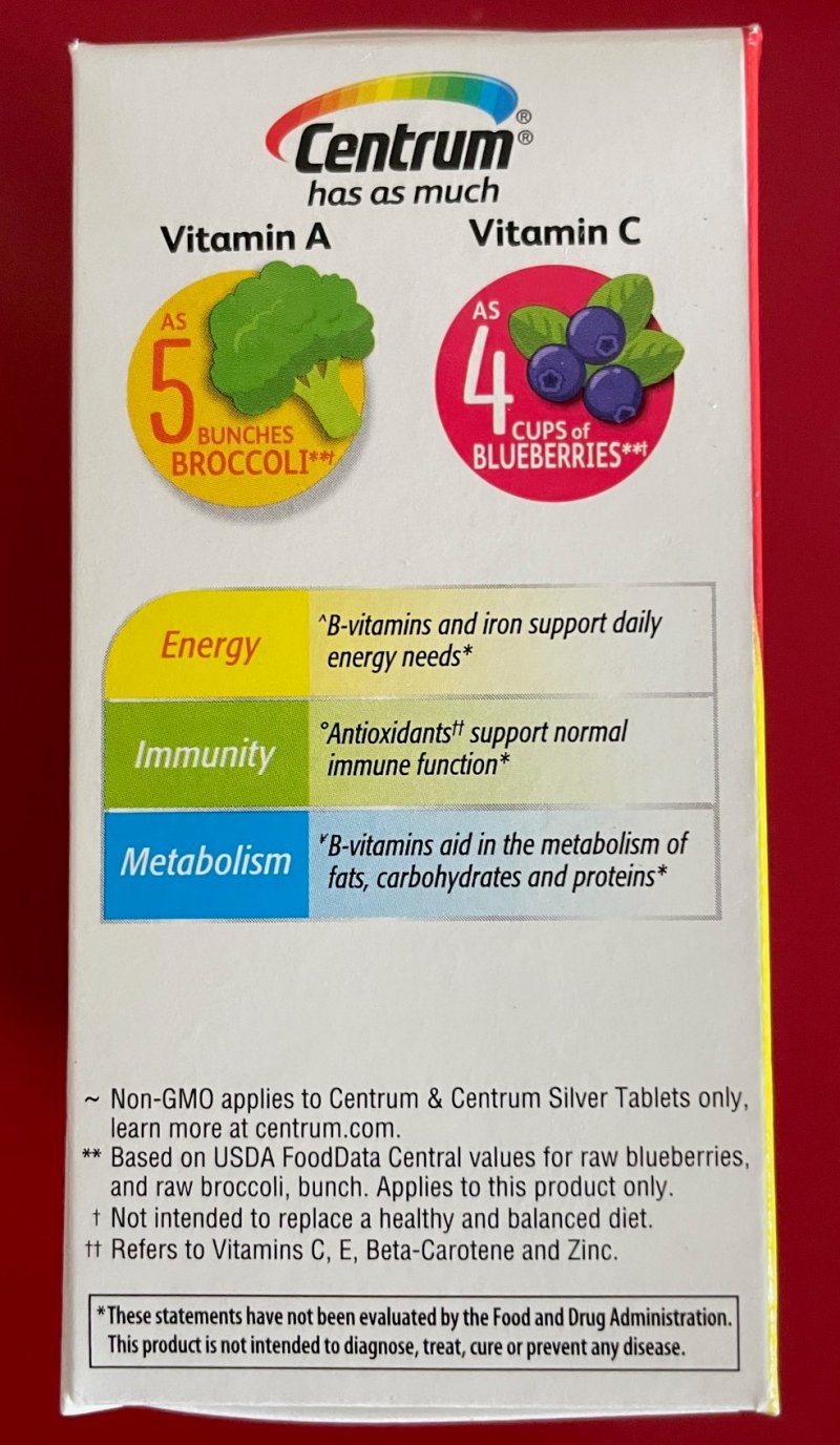 Centrum Adult Multivit TAB 130CT BY GLAXO