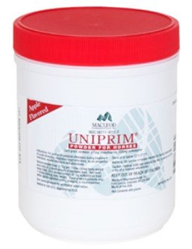 Uniprim Powder for Horses (Trimethoprim and Sulfadiazine), Apple Flavor ...