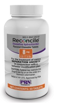 Reconcile (Fluoxetine Hydrochloride) Flavored Chewable Tablets 8mg, 30 ...