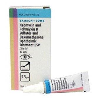 Neomycin Sulfate 3.5mg/gm-Polymyxin B Sulfate 10000 IU/gm-Dexamethasone ...